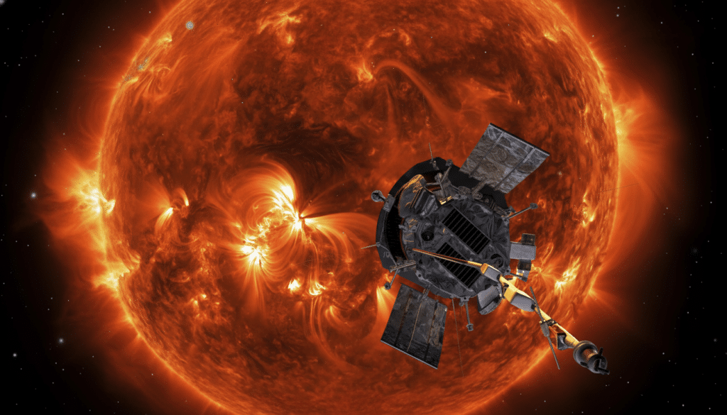 NASA Probe Skims Sun in Record-Breaking Close Encounter