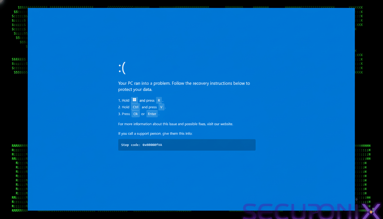 Fake Windows BSOD malware campaign targets hotels