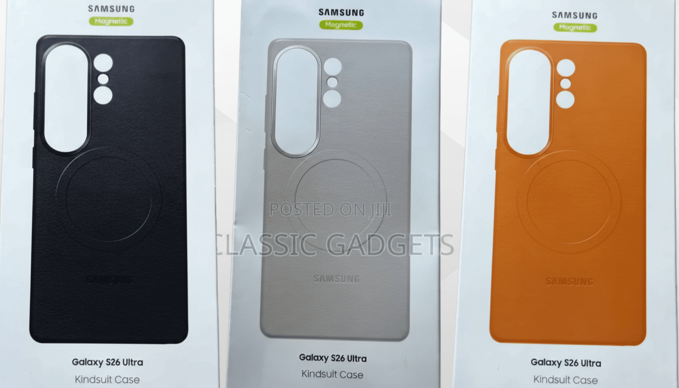 Leaked Galaxy S26 Ultra Cases Reveal Qi2 Support