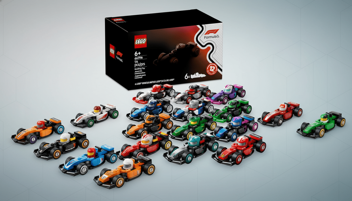 LEGO F1 Race Car 6-Pack Reaches Lowest Price