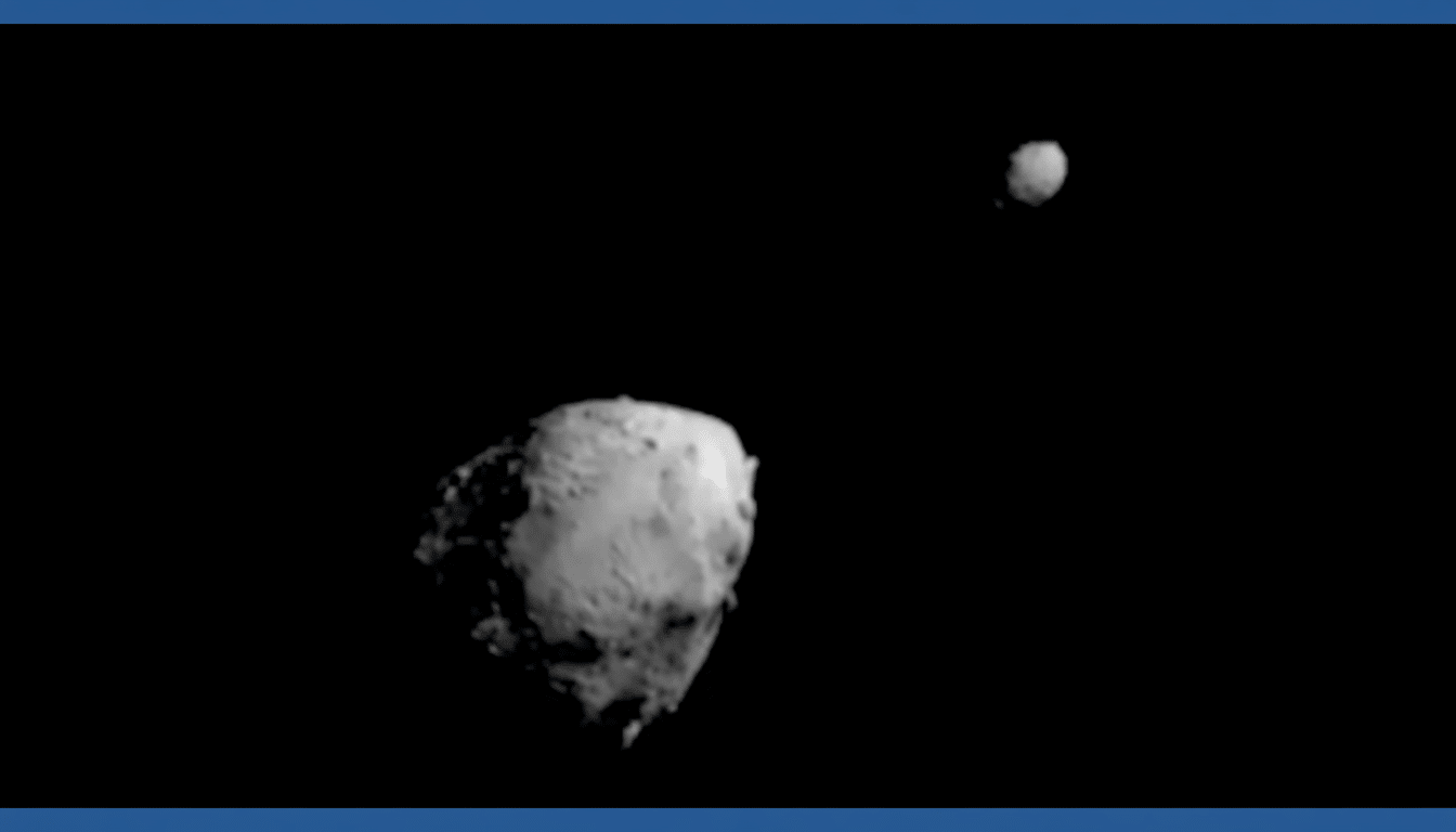 NASA Confirms DART Shifted Entire Asteroid System